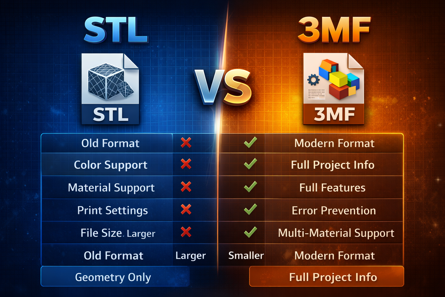STL vs 3MF: Which File Format Is Better for 3D Printing